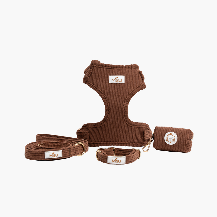 Corduroy Full Set (With Harness) סט מקורדרוי לכלב – Misu Pets